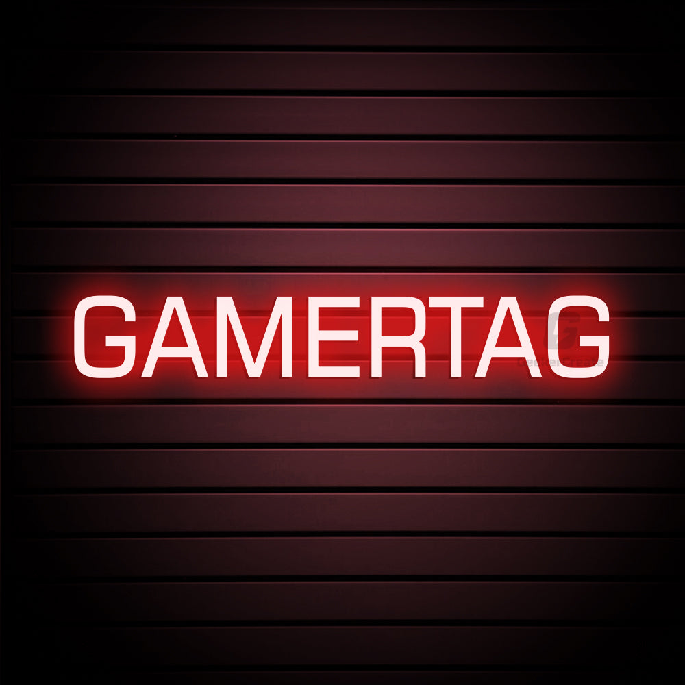 Gamertag Neon Signs – GeekerCreate