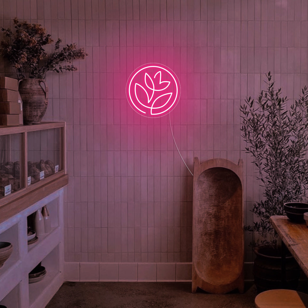 Flower LED Neon Sign - Mini Neon Sign – GeekerCreate