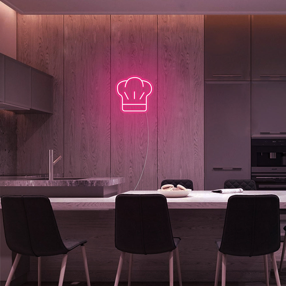 Chef Hat LED Neon Sign - Mini Neon Sign – GeekerCreate