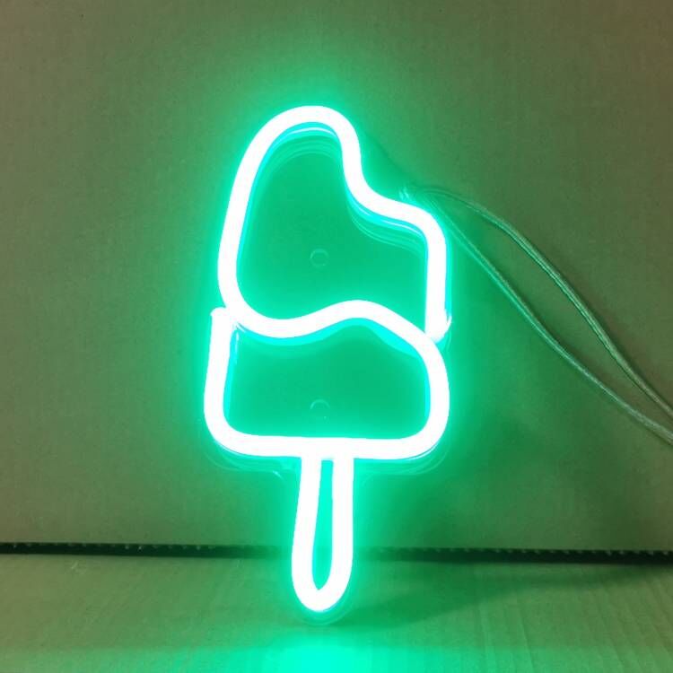Popsicle LED Neon Sign - Mini Neon Sign – GeekerCreate